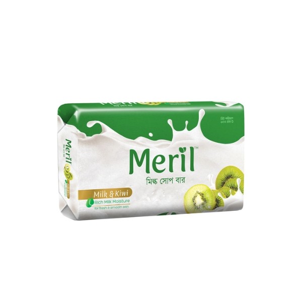 Meril Milk & Kiwi Soap Bar 100 Gm